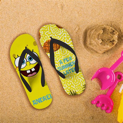 Slapi De Vara Personalizati Sponge