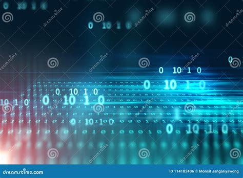 Digital Code Number Abstract Technology Background Stock Illustration Illustration Of Concept