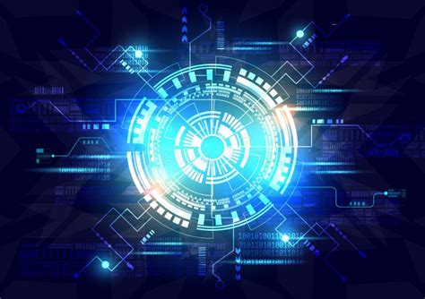 Abstract Digital Technology Cyber Operating System Background Design
