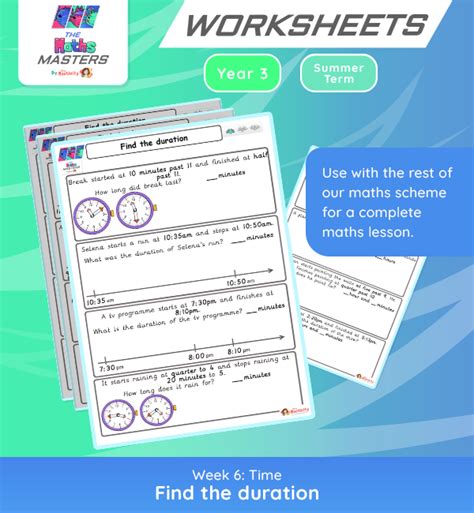 Year 3 Find The Duration Worksheets Year 3 Time Worksheets