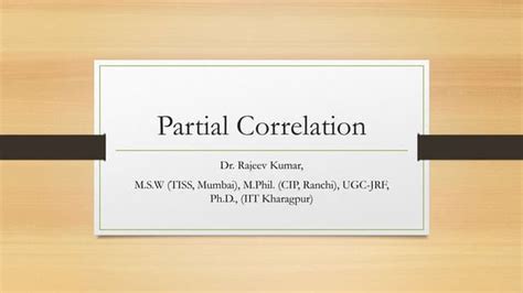 47 Partial Correlation Pptx