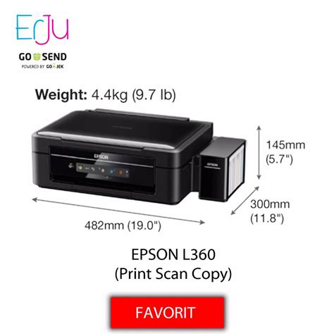 Jual Epson L360 Printer Print Scan Copy Shopee Indonesia