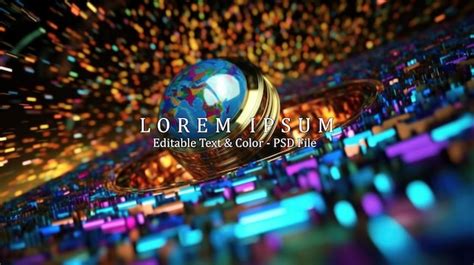 Abstract Visualization Of Global Economic Concept Made Premium Ai Generated Psd