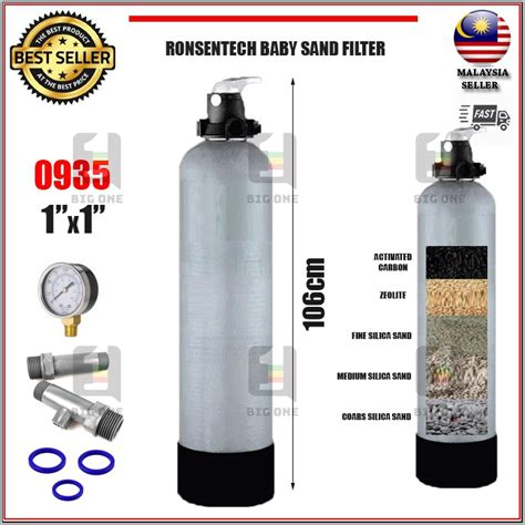 5 LAYER RONSENTECH 0935 9 X35 OUTDOOR FRP WATER FILTER SAND FILTER BABY SAND FILTER Shopee