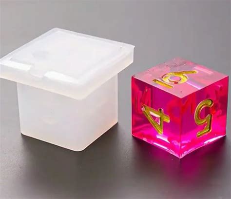 Large 6 Sided Die Silicone Mould