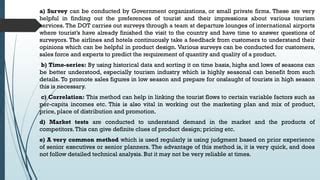 Chapter Forecasting Tourism Demand Tourism Planning And Development PDF