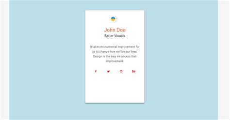 CSS Profile Card Designs Update