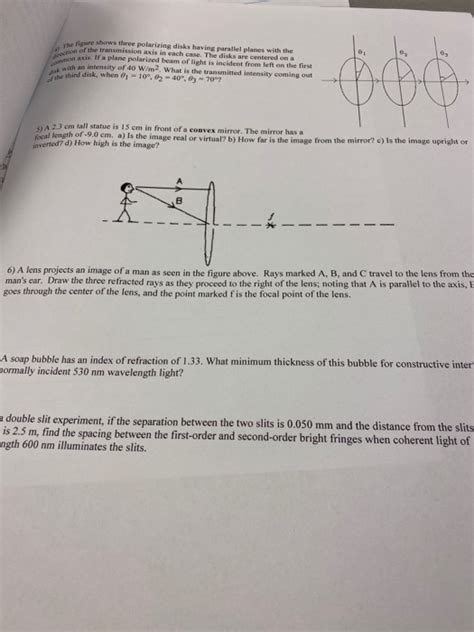 solved figure shows three polarizing disks having parallel