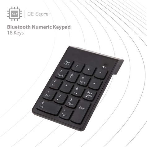 Bluetooth Numeric Keypad Keys CE Store