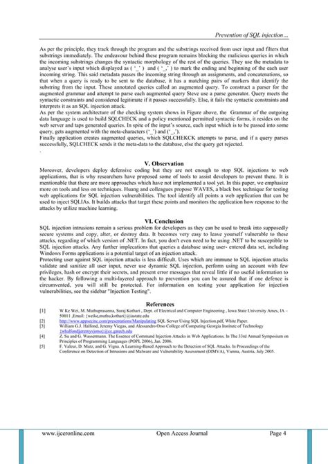 Prevention Of Sql Injection In E Commerce Pdf