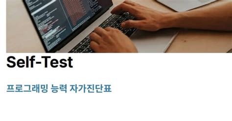 자가진단 설문지 홍선희 숨고 숨은고수