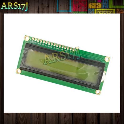 lcd 1602 5v lcd yellow display module screen shopee malaysia