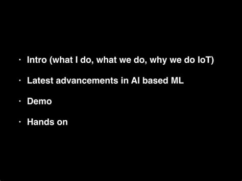 Deeplearning And Advanced Machine Learning On Iot Ppt