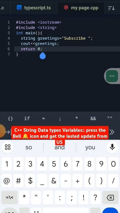 C String Data Types Variables Shorts Cstrings Data Typevariablescoutcoding