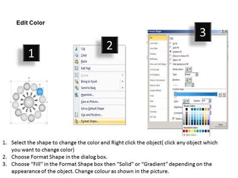 layout of converging 12 steps linear flow cycle process powerpoint
