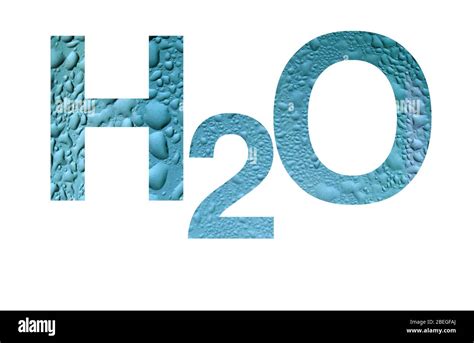 H2o Water Chemical Formula Illustration Cut Out Stock Images And Pictures