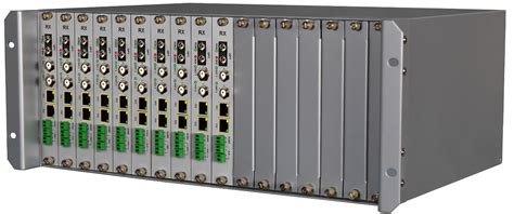Sdi And Ethernet Over 1 Fiber Multiplexer Chassies System Thor Broadcast