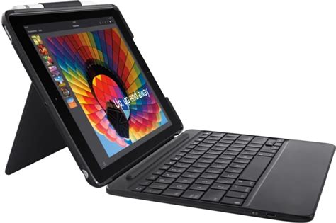 Logitech Slim Combo Case With Detachable Backlit Bluetooth Keyboard For Ipad 5th And 6th Gen Uk