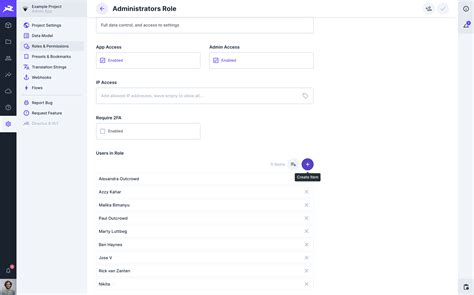 Tiny Ui Suggestion In Roles And Permissions · Issue 15242 · Directus