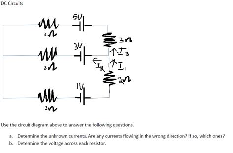 Solved Use The Circuit Diagram Above To Answer The Following Chegg