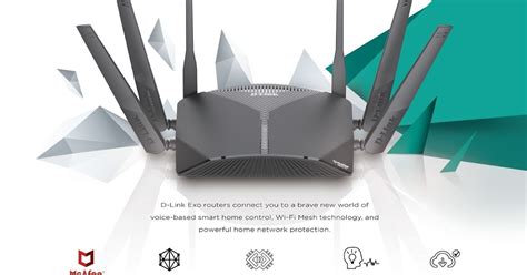 D Link Introduces New Exo Router Series With McAfee Protection Tech News 24h