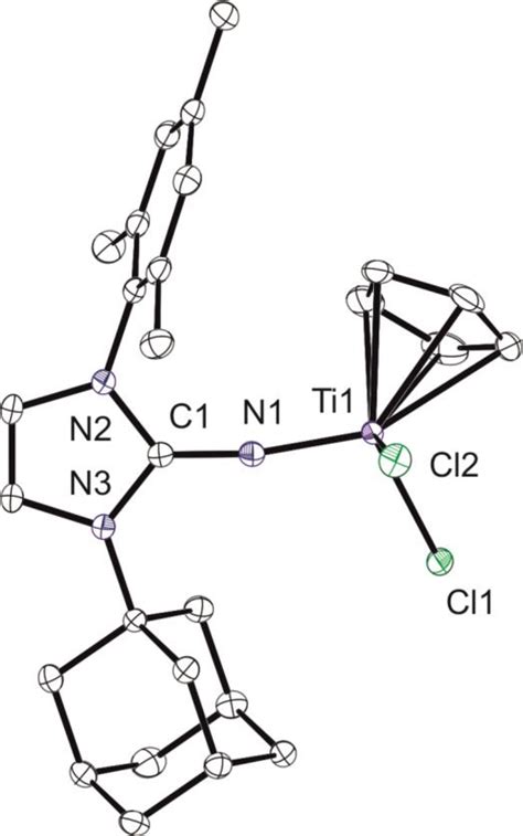 Figure S9 Molecular Structure Of 5a With Thermal Displacement