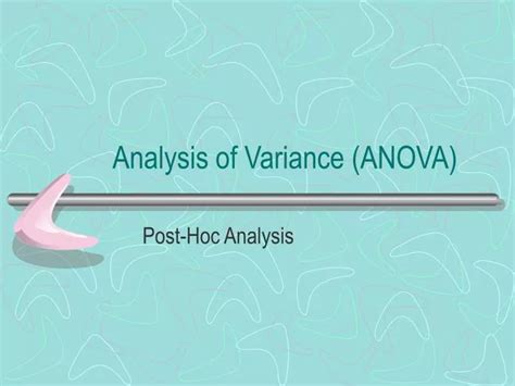 PPT Analysis Of Variance ANOVA PowerPoint Presentation Free Download ID 837721