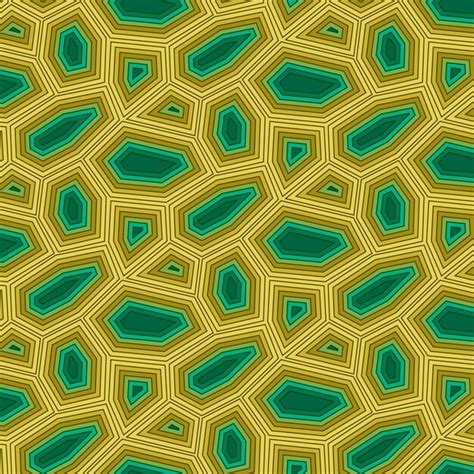 Free Vector Flat Design Turtle Shell Pattern