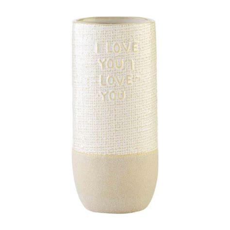 I Love You Vase Mud Pie