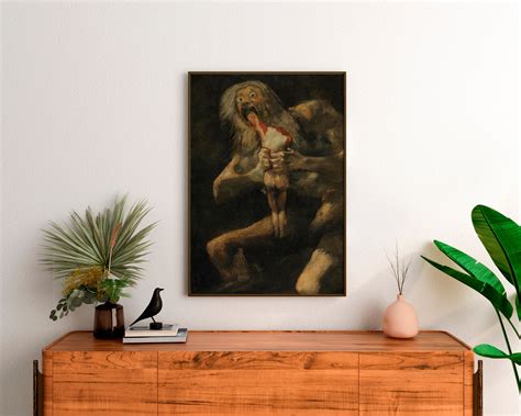 Francisco De Goya Saturn Devouring His Son 1823 Etsy