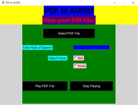 Github Dassebedjibril Pdf Audio Reader