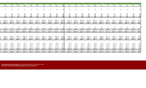 Logging Excel Financial Model Template Excel XLS