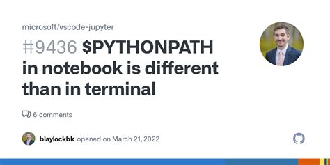 pythonpath in notebook is different than in terminal · issue 9436