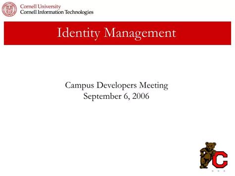 PPT Campus Identity Management Meeting Agenda September PowerPoint Presentation ID