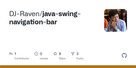 GitHub DJ Raven Java Swing Navigation Bar