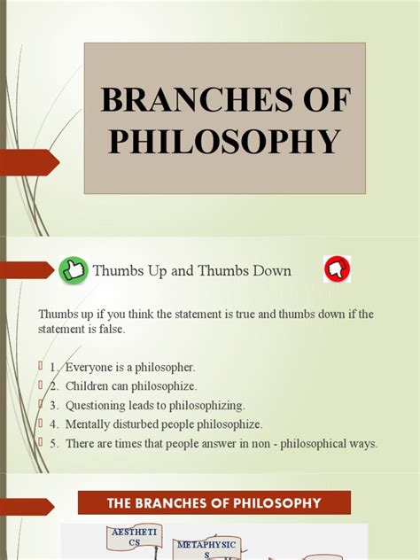 week 1 b branches of philo pdf reality metaphysics