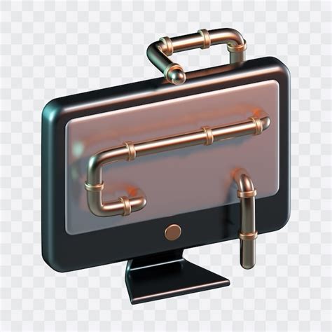 Premium Psd Computer Worm Malware 3d Icon