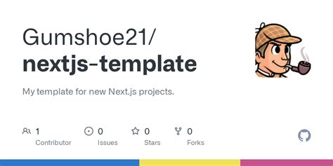 GitHub Gumshoe Nextjs Template My Template For New Next Js Projects
