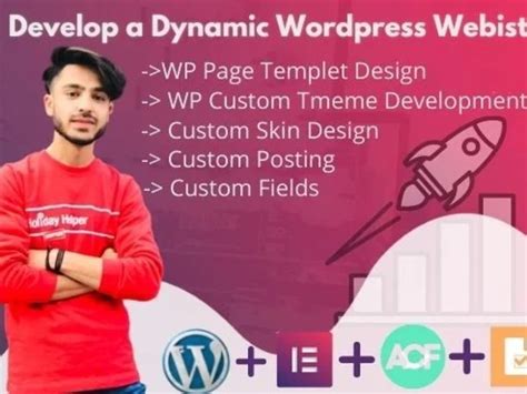 A Dynamic Wordpress Website With Acf Cpt And Elementor Upwork