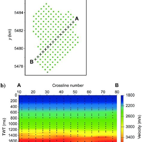 Stacking Velocity Model Obtained During Reflection Data Processing A