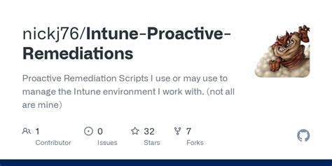 GitHub Nickj76 Intune Proactive Remediations Proactive Remediation Scripts I Use Or May Use