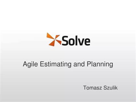 PPT Agile Estimating And Planning PowerPoint Presentation Free Download ID