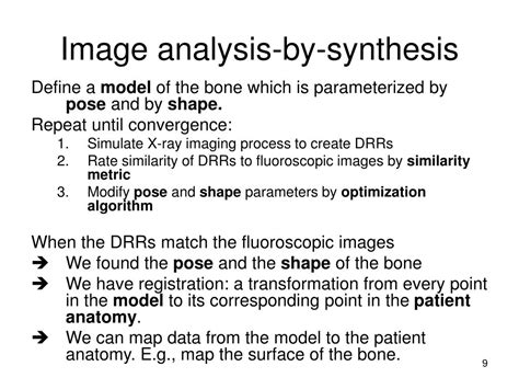 Ppt Intensity Based Deformable Registration Of 2d Fluoroscopic X Ray Images To A 3d Ct Model