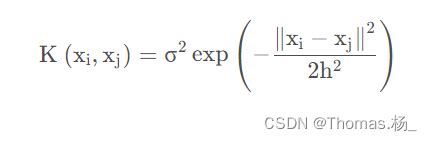 高斯核函数 python实现 python 高斯核函数 CSDN博客