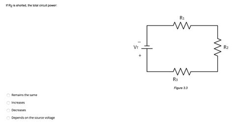 solved if r2 is shorted the total circuit power r1 vi r2