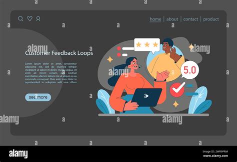 Customer Feedback Loops Concept Interactive Evaluation Process Enhancing Service Quality