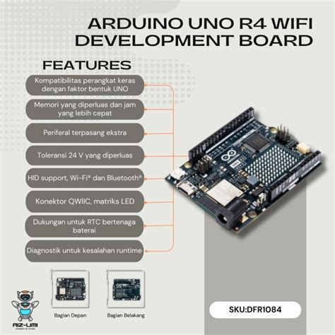 Jual Arduino Uno R4 Wifi Original Made In Italy Kab Sleman Riz Umi