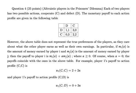 Solved Question Points Consider The Following Two Chegg