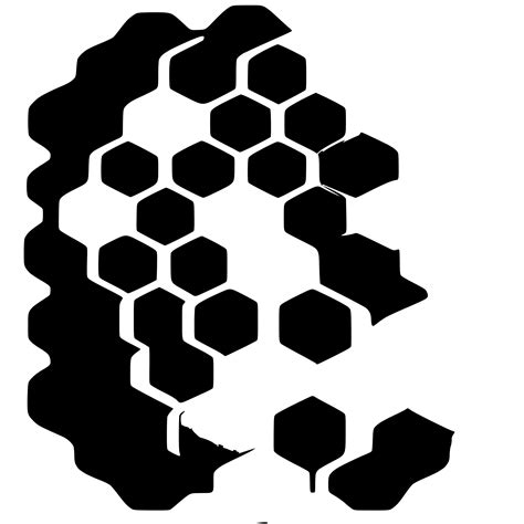 Svg Bundle For Hexagon With Border Radius Ai Generated Vector Graphics