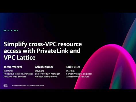 free video simplify cross vpc resource access with privatelink and vpc